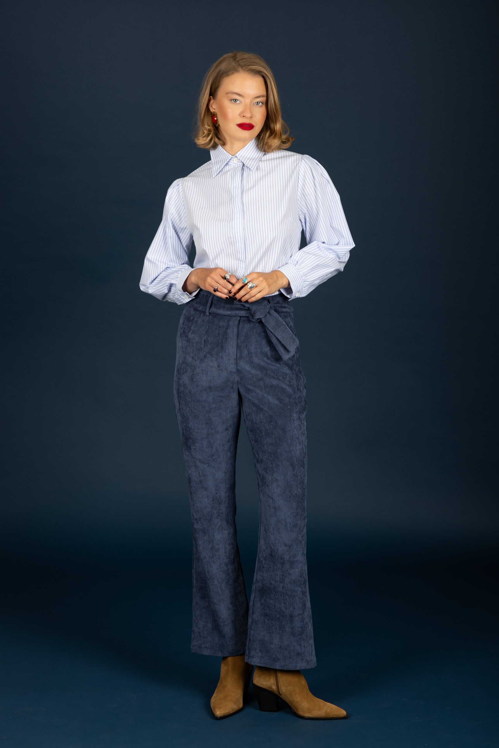 Morris pants (Blue) - Chaton - My Precious Shop